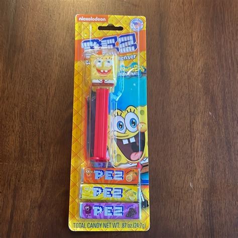 Pez Other Spongebob Squarepants Pez Candy And Dispenser Orange