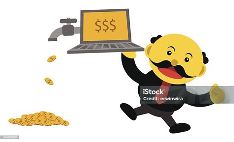 온라인 적립 금융에 대한 스톡 벡터 아트 및 기타 이미지 금융 기업 비즈니스 남자 Istock