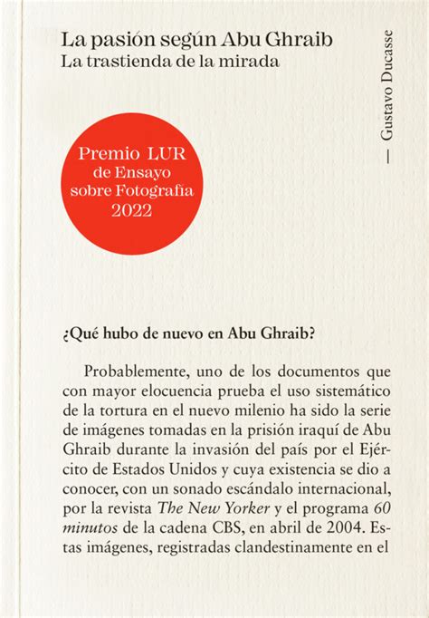 Entrevista Con Gustavo Ducasse Por Ros Boisier