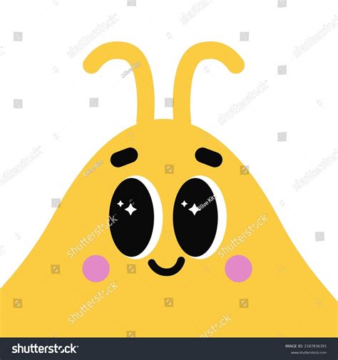 Cute Avatar Happy Moster Bizzare Kind Stock Vector Royalty Free