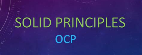 solid principles — 2 open closed principle by vinod madubashana