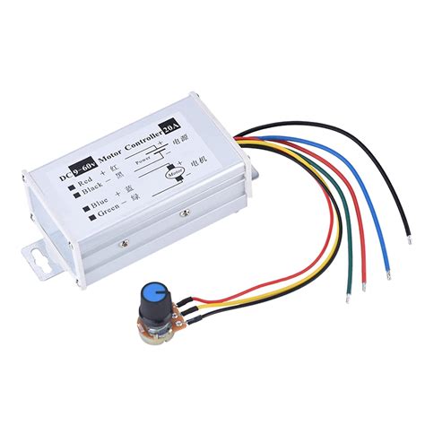 Dc Motor Speed Controller 9 60v Dc 20a High Power Pwm Dc Motor Speed