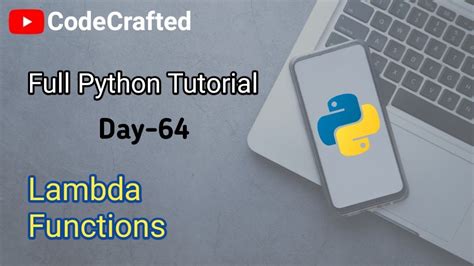 Lambda Functions In Python Day 64 Python Tutorial For Beginners Youtube