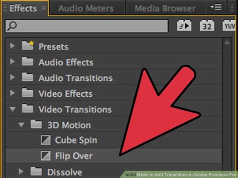 How To Add Transitions In Adobe Premiere Pro Steps