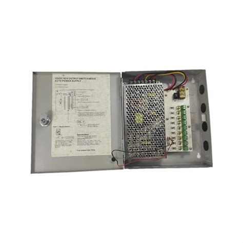 CCTV Camera Distribution Box W Switching Power Supplies DC V V Channels CCTV Power