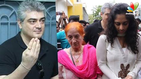 Thala Ajith Registers Vote With His Mother And Wife Shalini Tamil