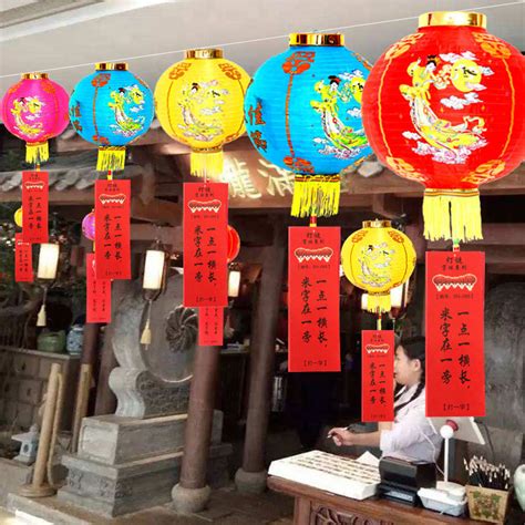 猜灯谜场景布置灯谜布置图片大山谷图库