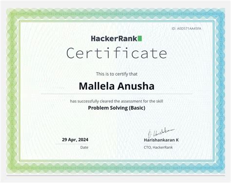 anusha mallela on linkedin hackerrank python problemsolving