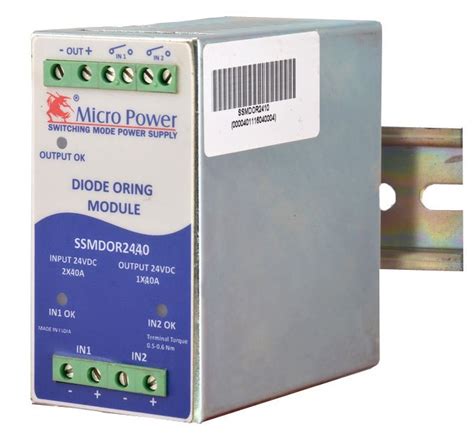 Doide Oring Module Redundant Power Supply Model Name Number Ssmdor