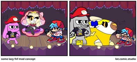 Some Lazy Fnf Mod Concept Comic Studio