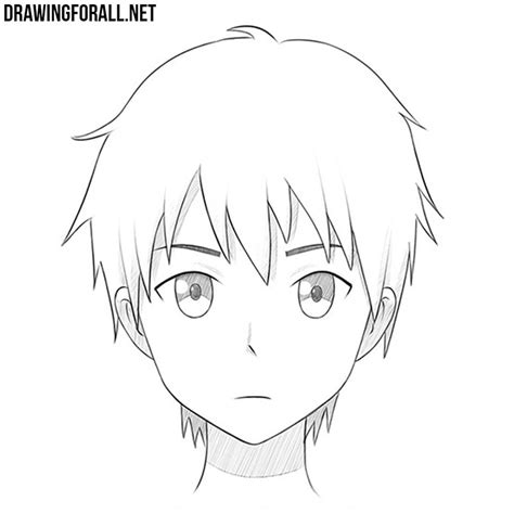 How To Draw A Anime Face Male