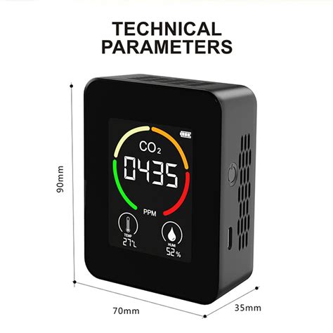 Air Monitor CO2 Kooldioxide Detector Kas Magazijn ... – Grandado