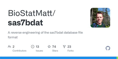 Github Biostatmattsas7bdat A Reverse Engineering Of The Sas7bdat