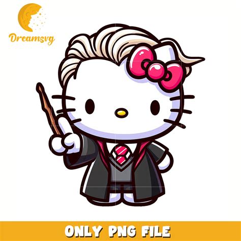 Draco Malfoy Kitty Png Hello Kitty Cartoon Png Hello Kitty Character Dreamsvg Store