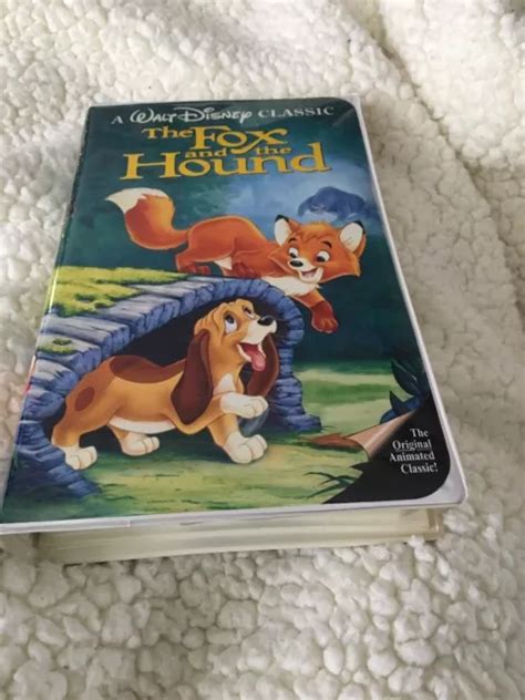 FOX AND THE Hound VHS Walt Disney Home Video Black Diamond The
