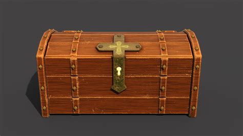 3d Model 3d Low Poly Stylized Crusader Chest Modelling Vr Ar Low Poly Cgtrader