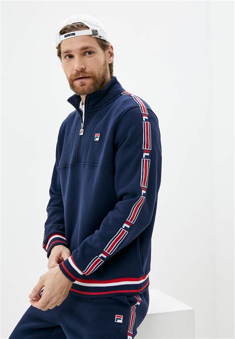 Олимпийка Fila, цвет: синий, MP002XM0MTLT — купить в интернет-магазине ...