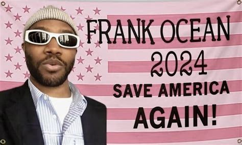 Frank Ocean 2024 Pink American Flag Thingy In 2025 Frank Ocean