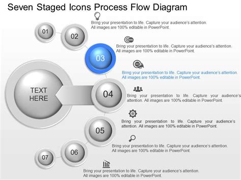 Gk Seven Staged Icons Process Flow Diagram Powerpoint Template PPT Images Gallery PowerPoint