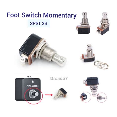 Jual Saklar Switch Foot Switch Pedal Efek Gitar Effect Foot Push Button