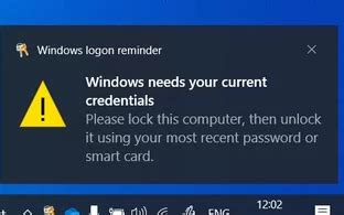 Fix Windows Needs Your Current Credentials Pop Up Message Windows Os Hub