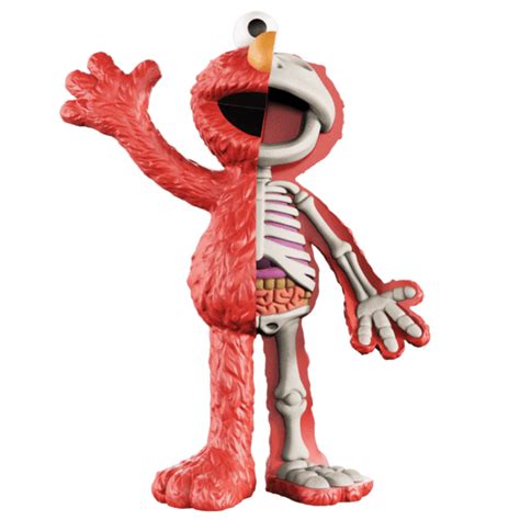 These Skeletal Sesame Street Figures Have Guts Toughpigs