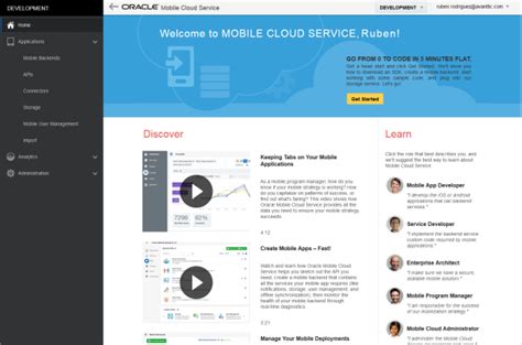Oracle Mobile Cloud Service New Version Has Been Released Rsantrods Blog