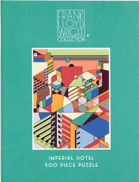 Frank Lloyd Wright Imperial Hotel 500 Piece Jigsaw Puzzle By Galison