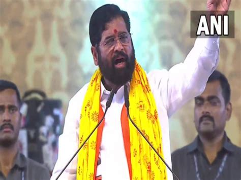 Dussehra Rally Eknath Shinde Attacks Uddhav Thackeray Says Shiv Sena