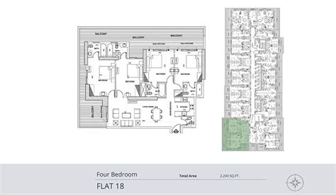 Elite Business Bay Furnished Apartments Floor Plan