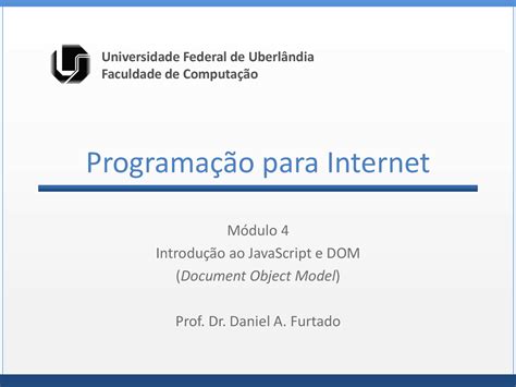 Programação Para Internet Javascript Docsity