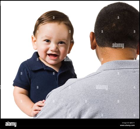 Dad And Son Stock Photo Alamy