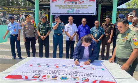Kodim 1603 Sikka Gelar Deklarasi Pemilu Damai 2024 Global Flores