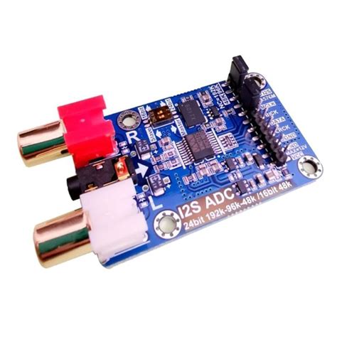 Карта захвата звука I2S, модуль сбора данных ADC HiFi, WM8782S, плата ...