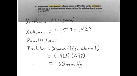 Raoults Law Youtube
