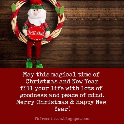 Merry Christmas And Happy New Year Wishes Messages Images
