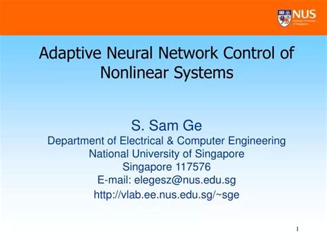 PPT Adaptive Neural Network Control Of Nonlinear Systems PowerPoint Presentation ID