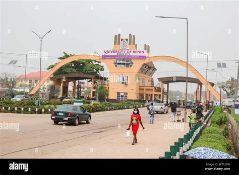 University Of Benin AKA MainGate In Benin City Edo State Stock Photo