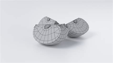 3d Cartoon Apple Quarter Set Model Turbosquid 2086520