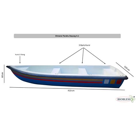 Jual Perahu Dayung Fiber Kapasitas 8 Orang Dewasa Shopee Indonesia