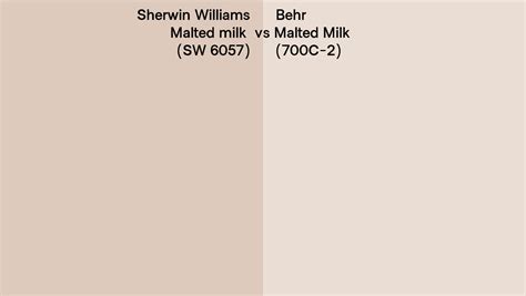 Sherwin Williams Malted Milk Sw 6057 Vs Behr Malted Milk 700c 2