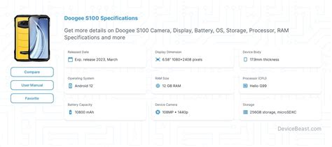 Doogee S Specifications Devicebeast Com