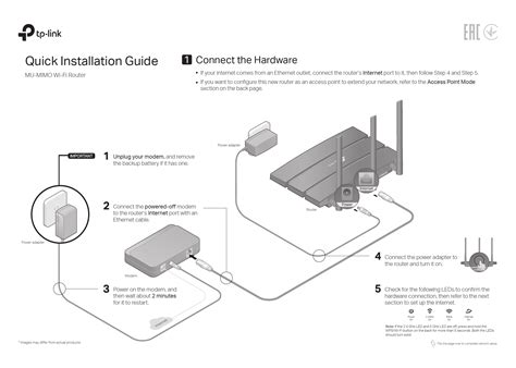 TP Link Archer A Quick Installation Guide For Wireless Router Setup