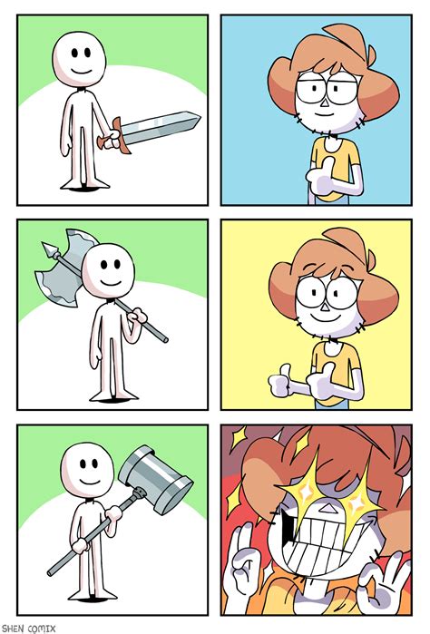 Sword Axe Hammer Shen Comix Know Your Meme