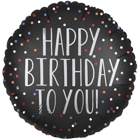 Happy Birthday To You Confetti Mylar Balloon 18 1ct Zurchers