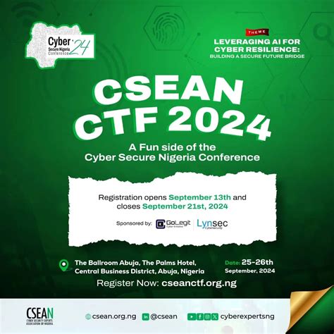 Ibrahim Bashir Aliyu On Linkedin To Register Visit Cseanctf