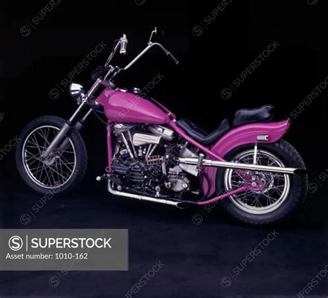 Close Up Of A Motorcycle 1948 Harley Davidson Panhead Superstock