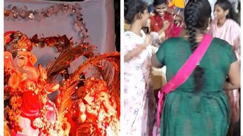 Girls Group Danceganesh Nimajjanam At Tankbund 2022 Youtube