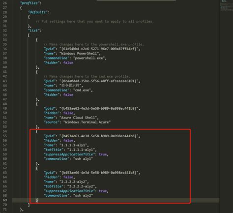 使用Windows Terminal来进行ssh 龙
