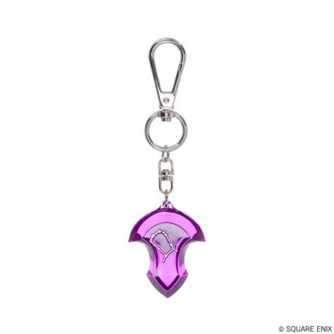 Final Fantasy Xiv Translucent Keychain Emet Selchs Crystal Square
